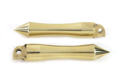 Brass Pirate Spike Footpegs for Harley Davidson Chopper – Chopper Warehouse