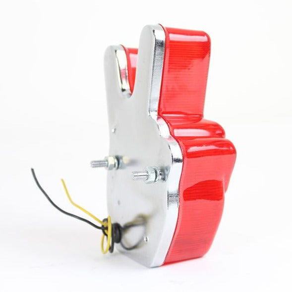 Hippy Approved 1960's Peace Sign Tail Light for Harley Davidson Chopper ...